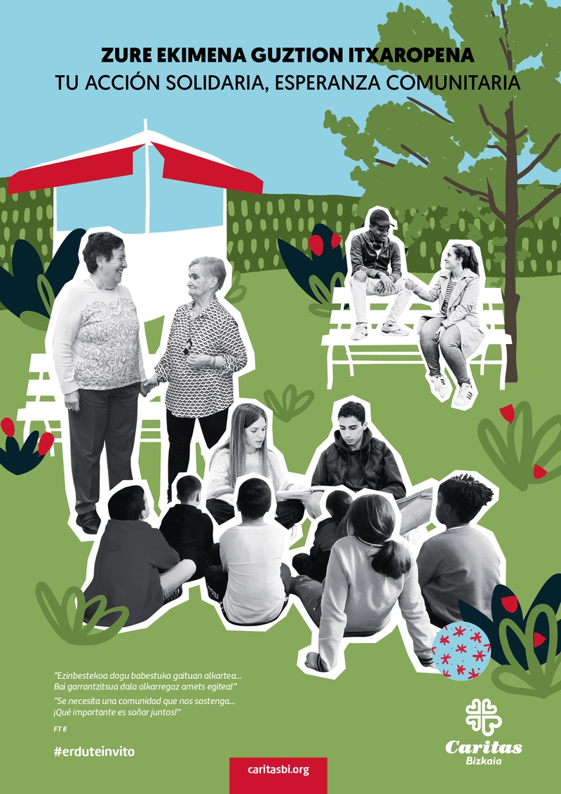 Tu acción solidaria, esperanza comunitaria - Caritas Bizkaia