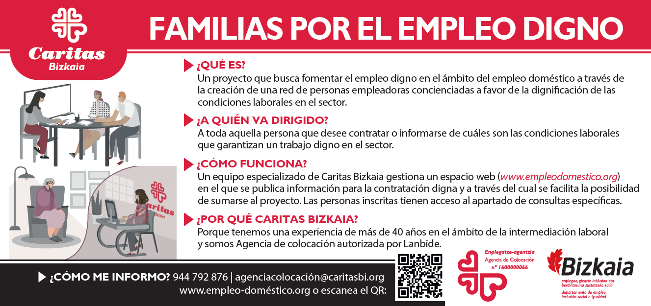 Flyer empleo digno cas - Caritas Bizkaia